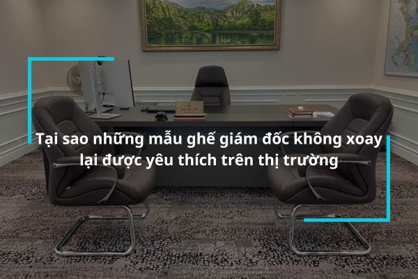 Giải Mã độ Hot Của Những Mẫu Ghế Giám đốc Không Xoay